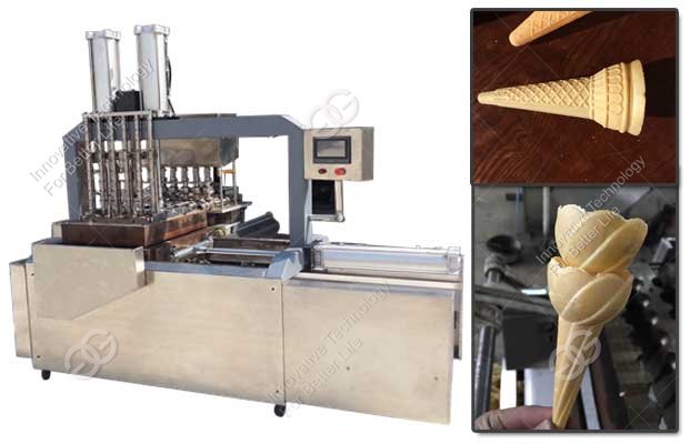 Automatic Operation Softy Ice Cream Cone Making Machine 1800PCS/H